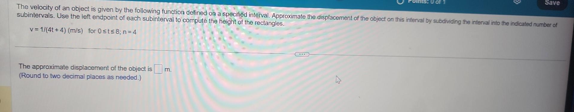 Solved subintervals. Use the left endpoint of each | Chegg.com