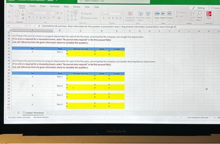 please show how do submit in excel! thanks 25 A1 1 | Chegg.com