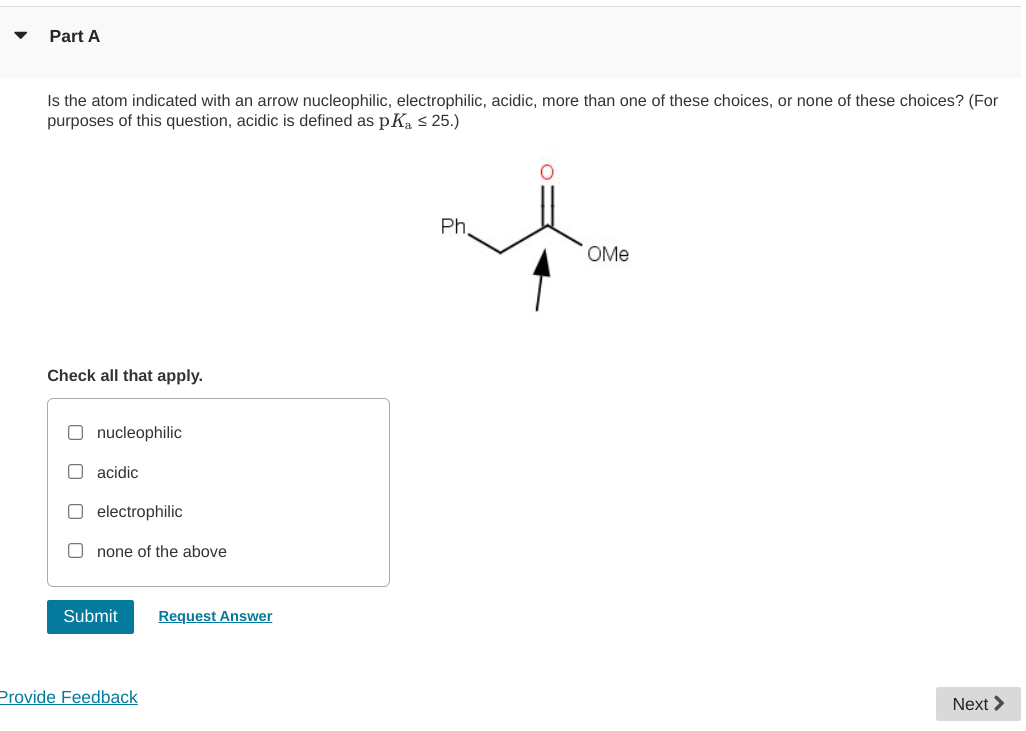 Solved Part AIs the atom indicated with an arrow | Chegg.com