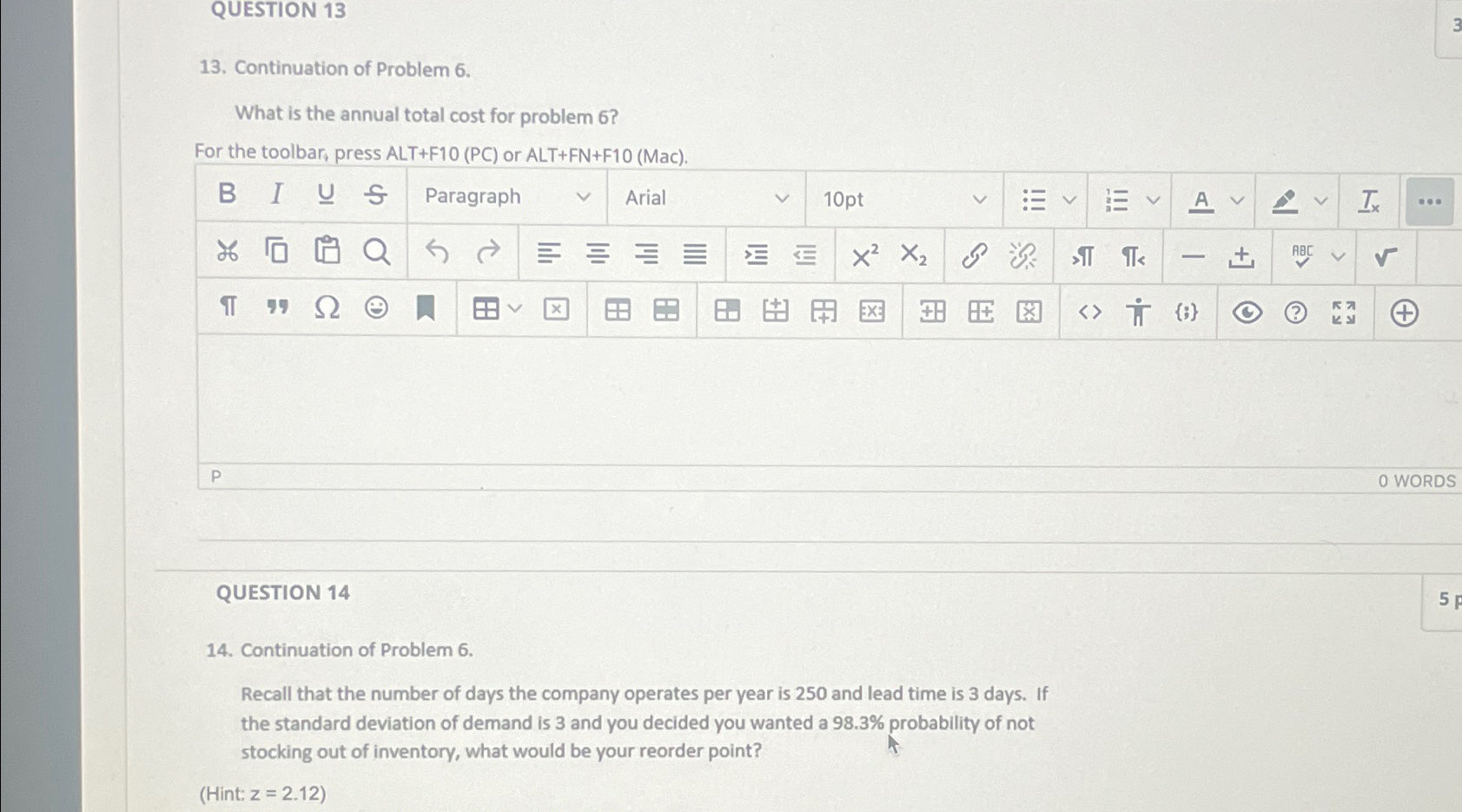 Solved QUESTION 1313. ﻿Continuation of Problem 6.What is the | Chegg.com