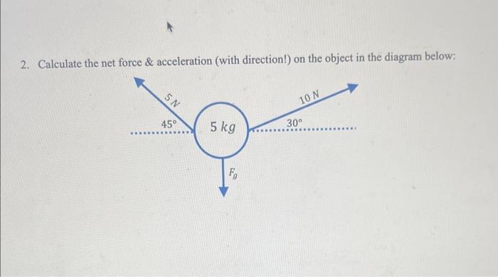 Calculate The Net Force Needed To Accelerate Calculate The Net Force Needed To Accelerate