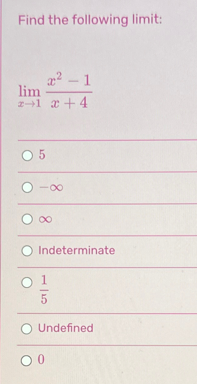 Solved Find the following | Chegg.com