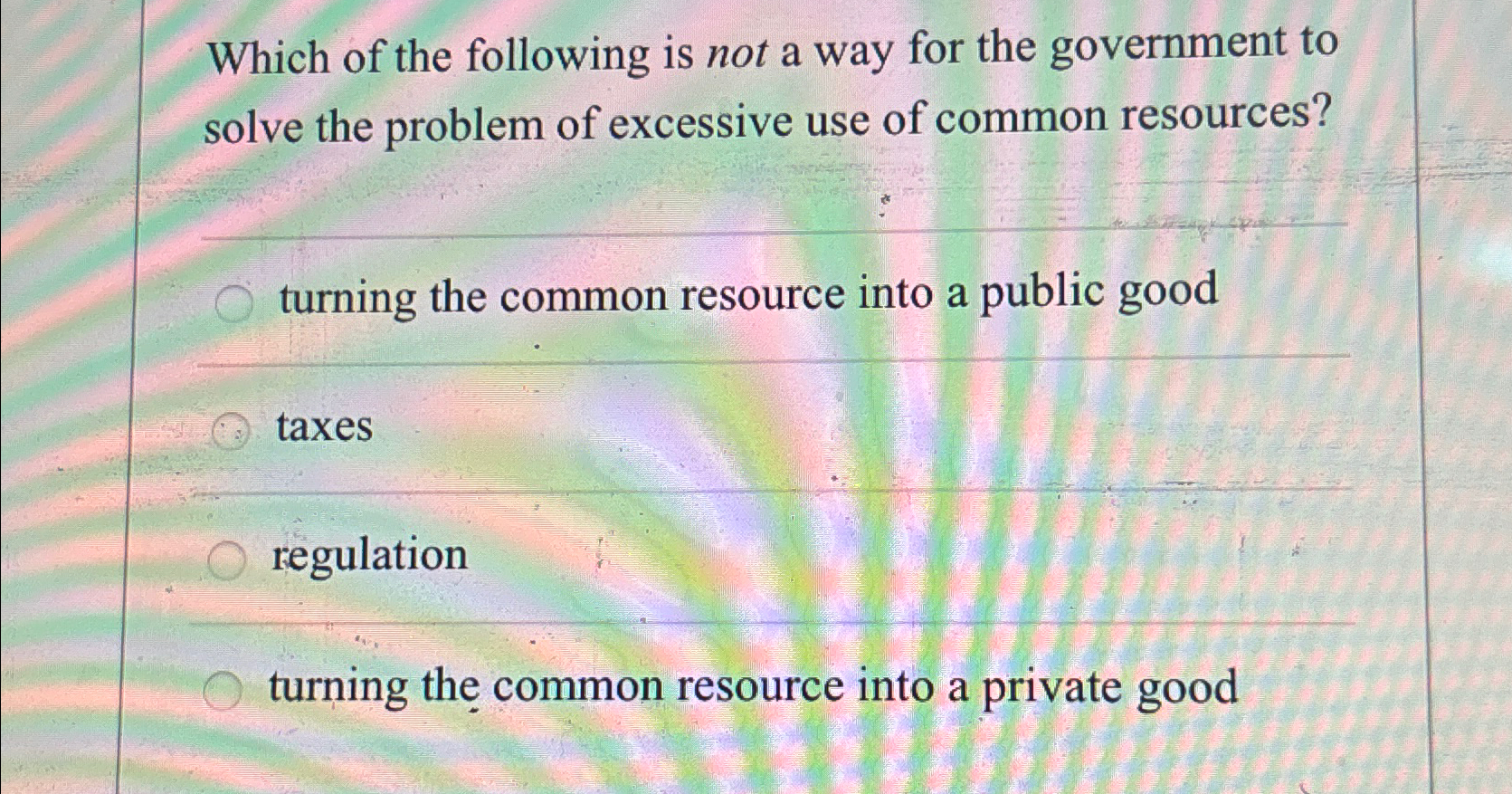 Solved Which of the following is not a way for the | Chegg.com