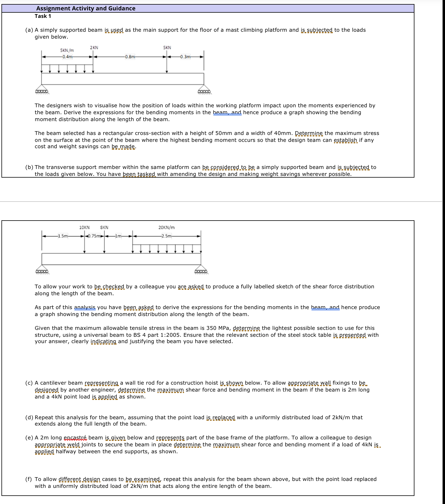 Solved Assignment Activity and GuidanceTask 1(a) ﻿A simply | Chegg.com