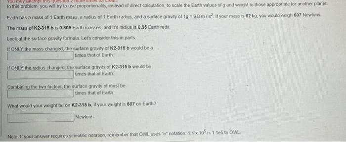 Solved In this problem, you will ty to use proportionality, | Chegg.com
