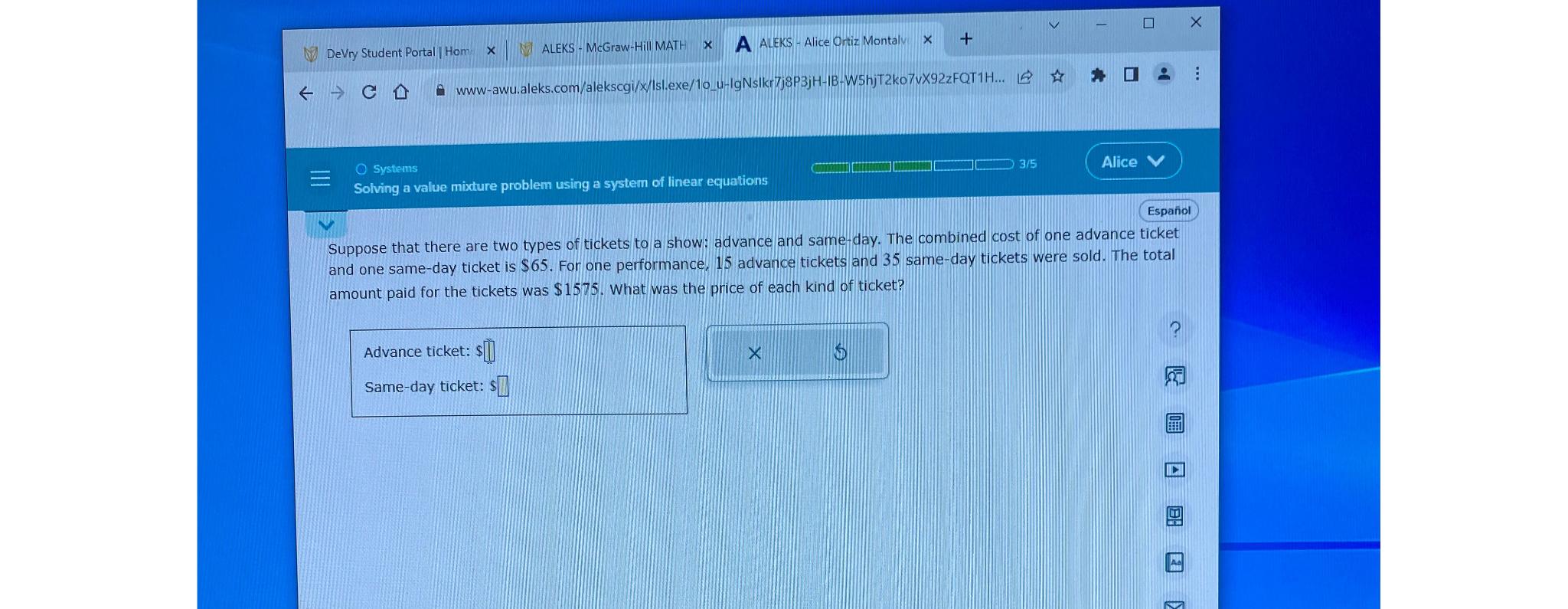 Solved Suppose that there are two types of tickets to a | Chegg.com