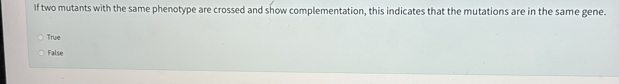 Solved If two mutants with the same phenotype are crossed | Chegg.com