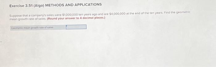 Solved Exercise 3.51 (Algo) METHODS AND APPLICATIONS Suppose | Chegg.com