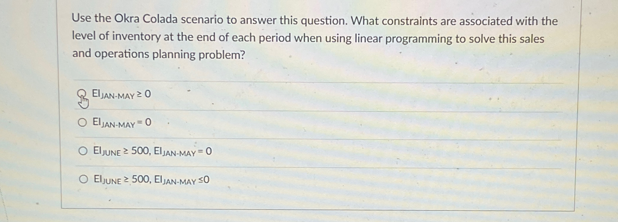 Solved A company faces the aggregate planning problem shown | Chegg.com