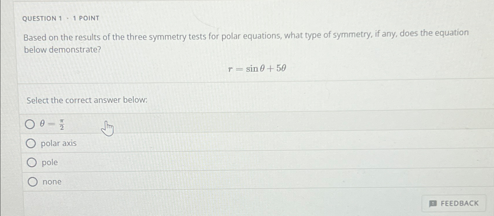Solved QUESTION 1 - 1 ﻿POINTBased on the results of the | Chegg.com