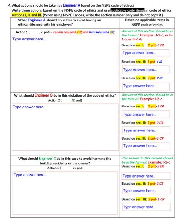 Solved Part 1: Engineering ethics case of study Three | Chegg.com