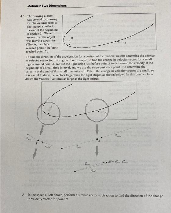 Solved D How Does The Length Of The Velocity Vector At