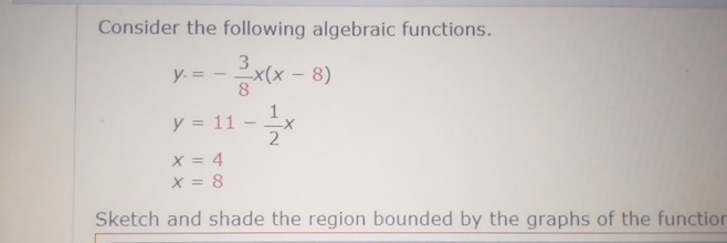 Solved Consider the following algebraic | Chegg.com