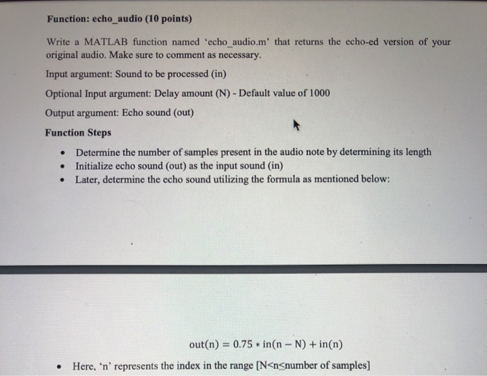 Function Steps • Determine the number of samples | Chegg.com
