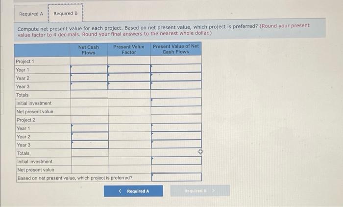 Solved Exercise 24-9 (Static) Payback period; net present | Chegg.com