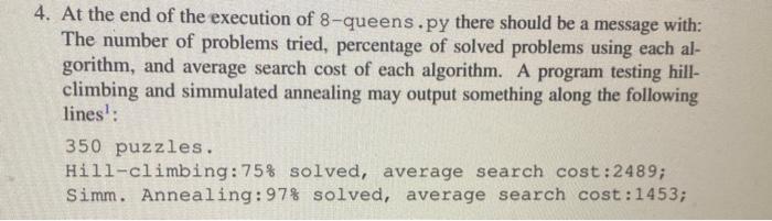 Solved Create a python program called 8-queens.py that takes | Chegg.com