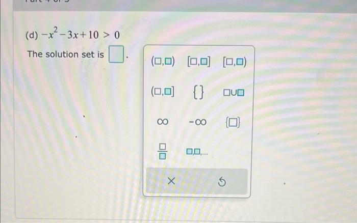 Solved Solve the equation and inequalities. Write the | Chegg.com