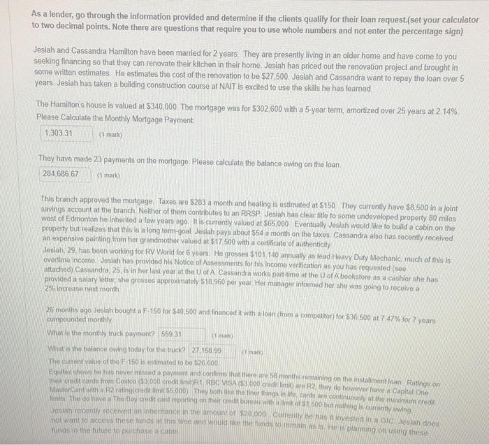 calculate Jesiah's monlthy income:Calculate | Chegg.com