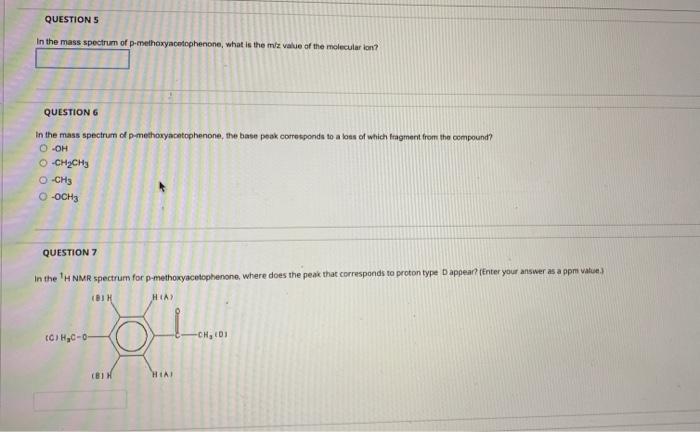 Solved QUESTIONS In the mass spectrum of | Chegg.com