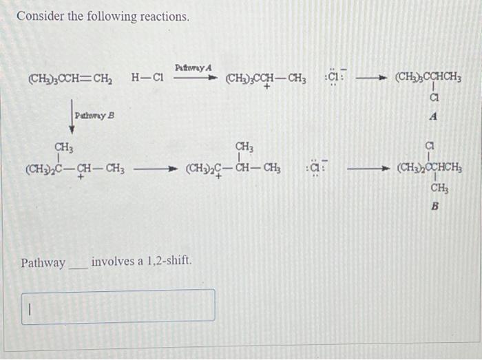 Solved Consider the following reactions. Pathway involves a | Chegg.com