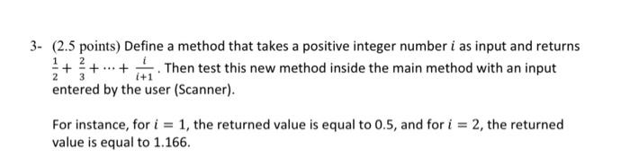 Solved JavaDefine a method that takes a positive integer | Chegg.com