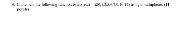 Solved 6. Implement the following function | Chegg.com