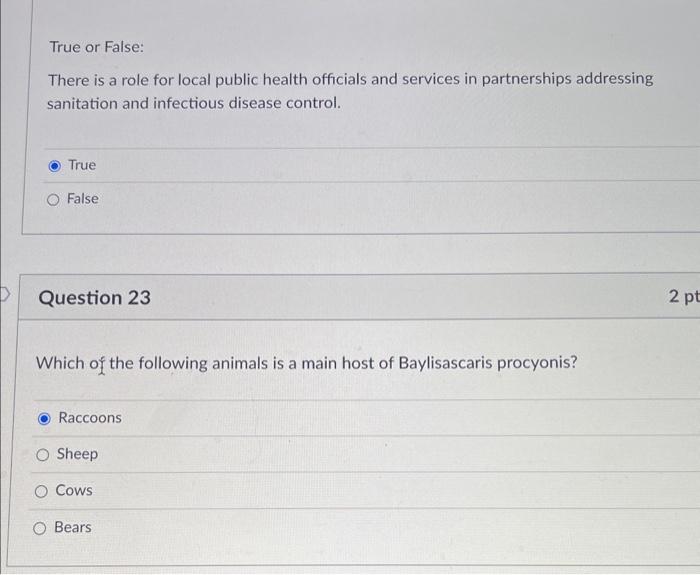 Solved True or False: There is a role for local public | Chegg.com