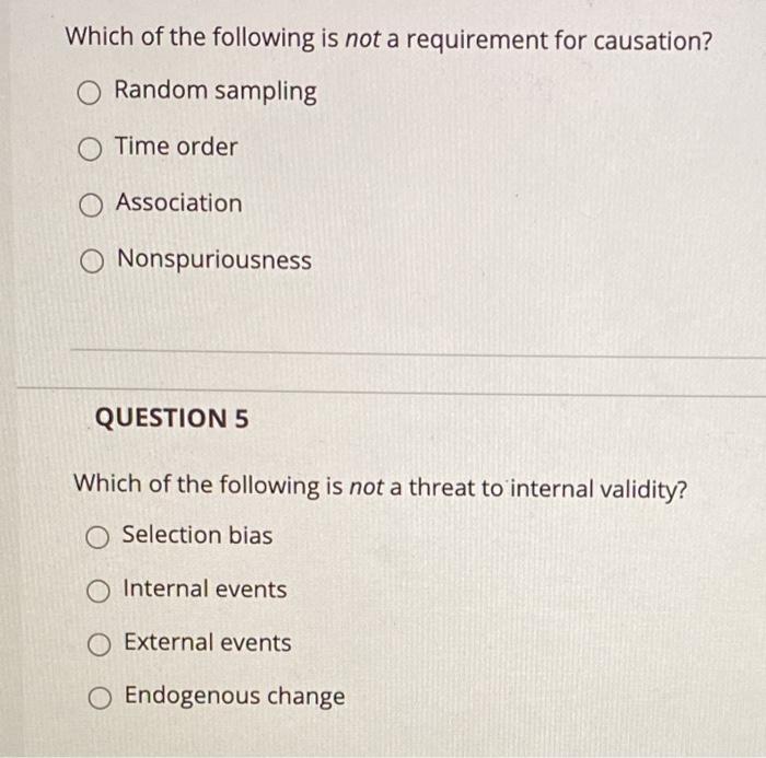 Solved Which of the following is not a requirement for | Chegg.com