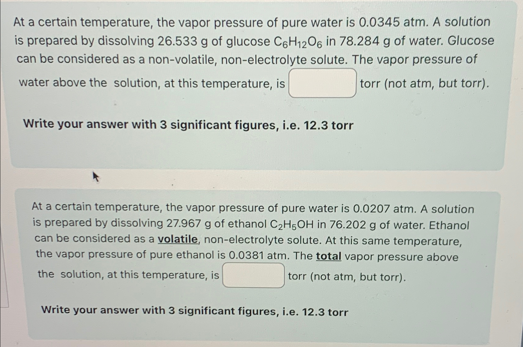 Solved At a certain temperature, the vapor pressure of pure | Chegg.com