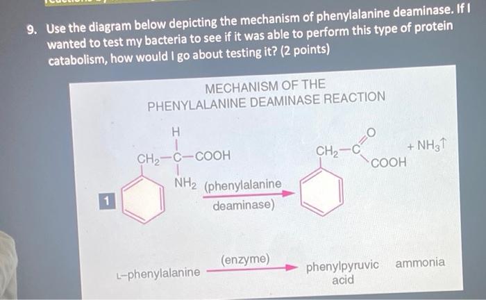 Solved 9. Use the diagram below depicting the mechanism of | Chegg.com