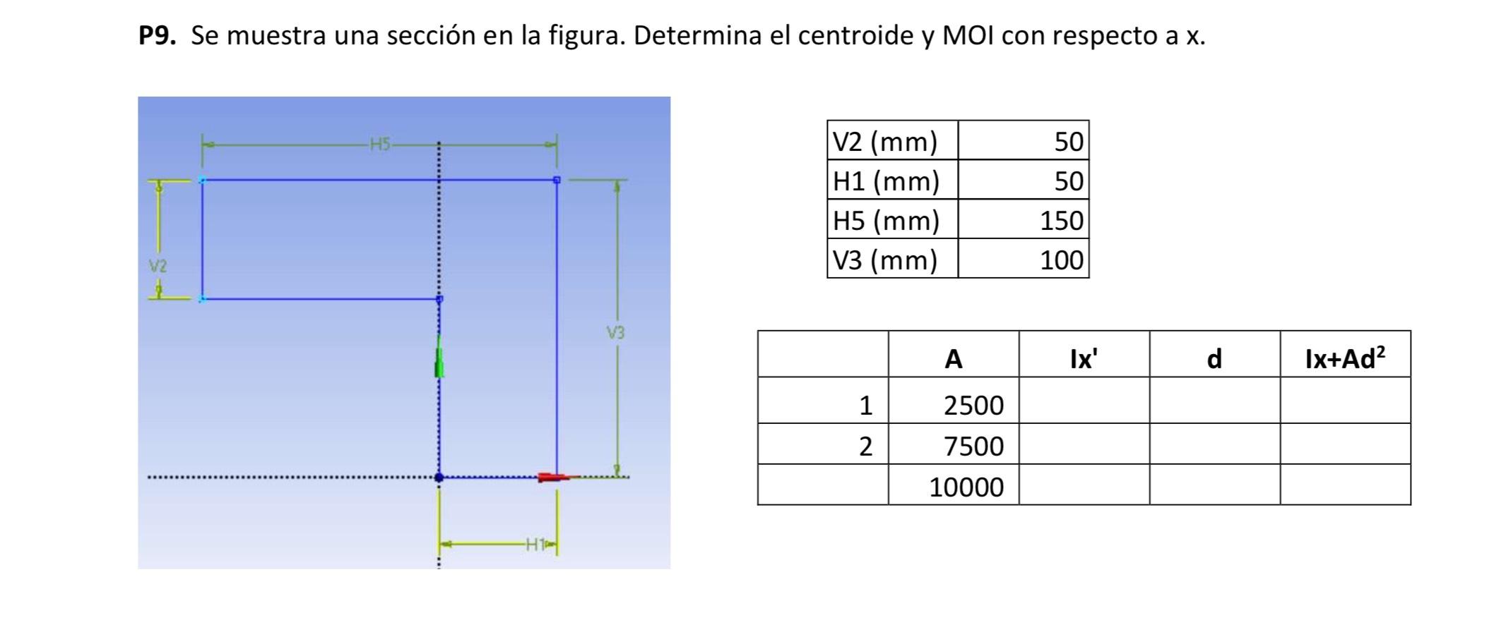 P9. ﻿Se muestra una sección en la figura. Determina | Chegg.com