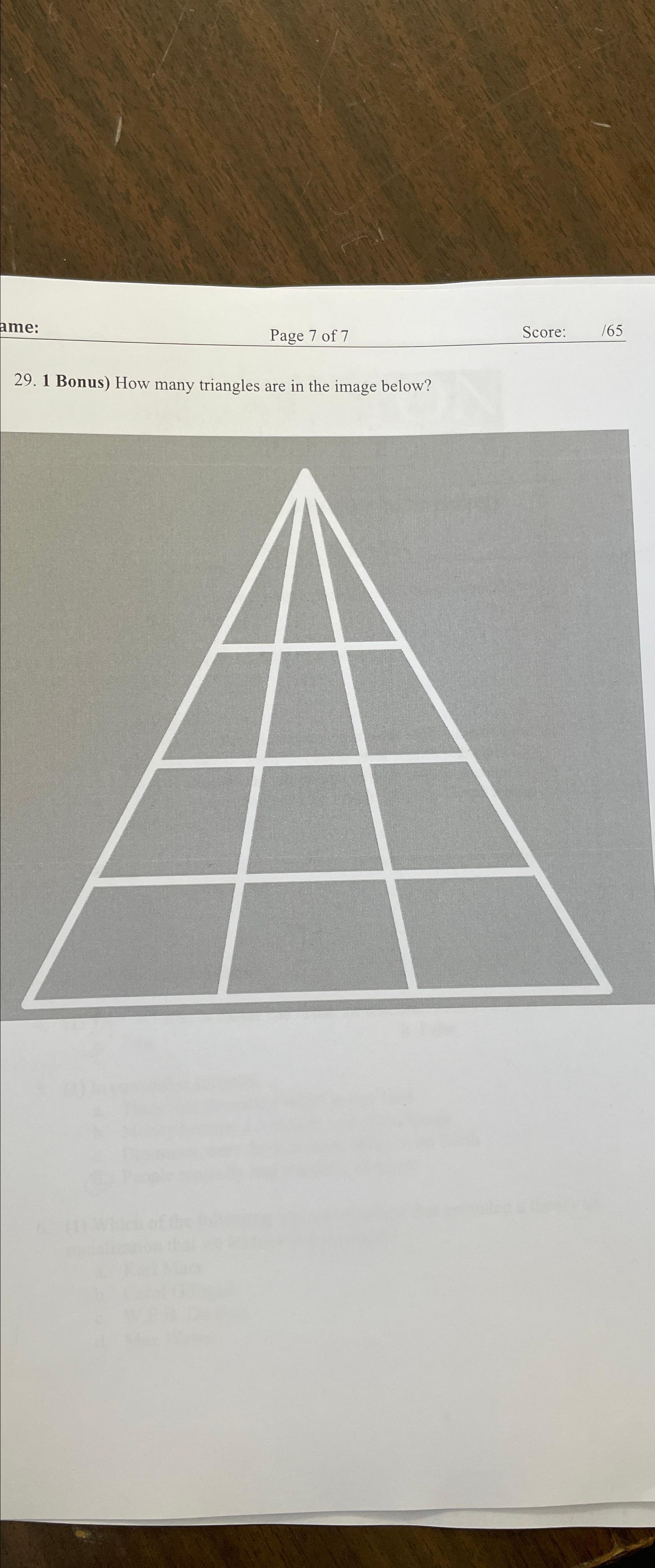 Solved Page 7 ﻿of 7Score:16529. 1 ﻿Bonus) ﻿How many | Chegg.com