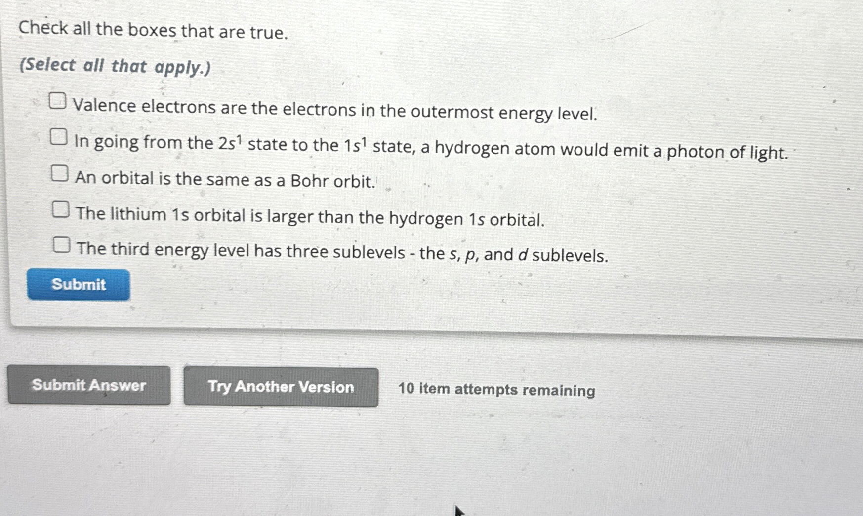 Solved Check all the boxes that are true.(Select all that | Chegg.com