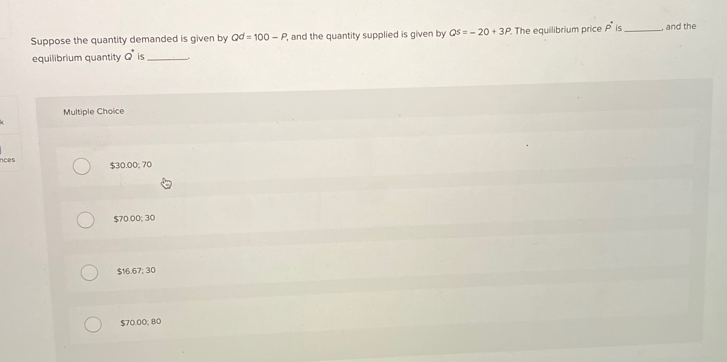 Solved Suppose the quantity demanded is given by Qd=100-P, | Chegg.com Solved Suppose the quantity demanded is given by Qd=100-P, | Chegg.com