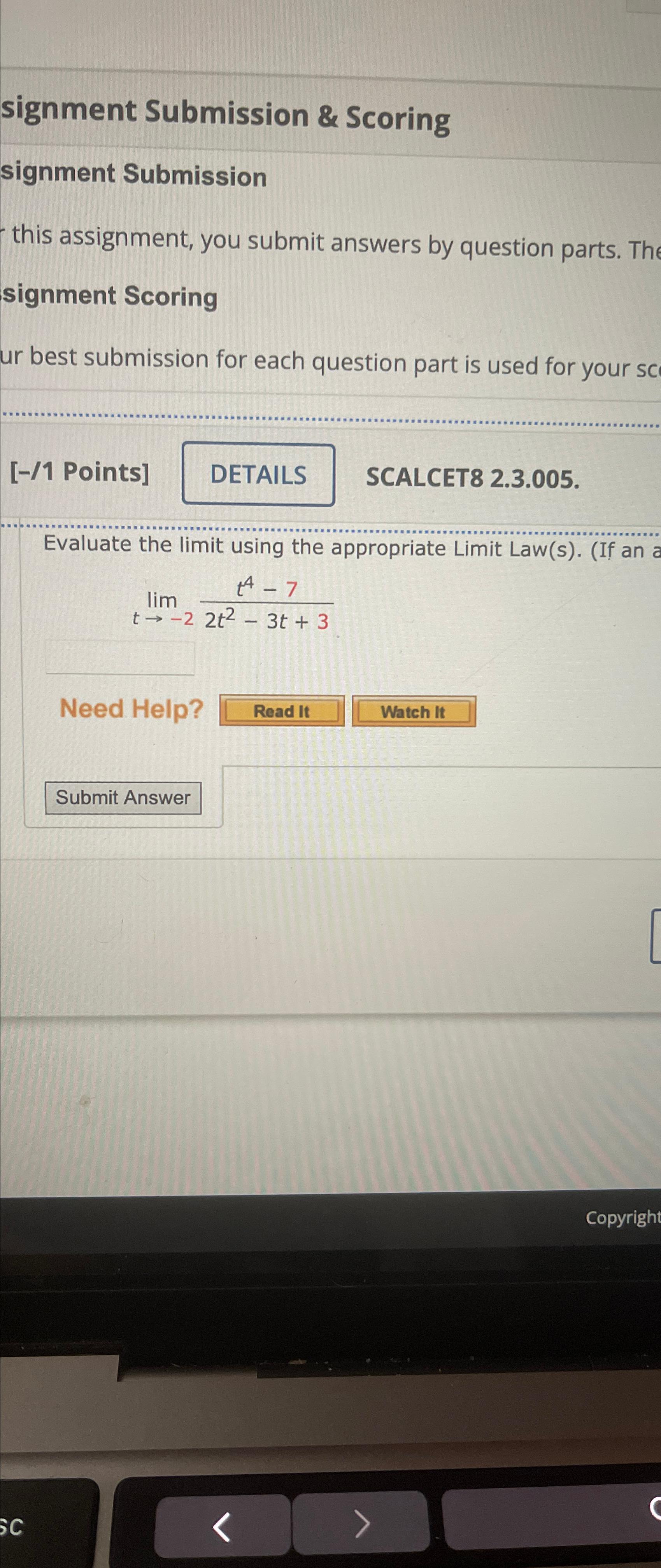 Solved signment Submission & Scoringsignment Submissionthis | Chegg.com