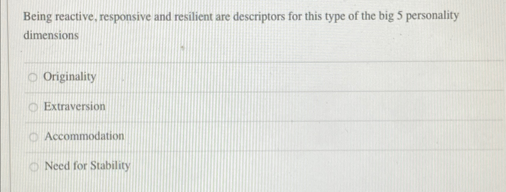 Solved Being Reactive Responsive And Resilient Are 