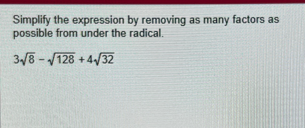 Solved Simplify the expression by removing as many factors | Chegg.com