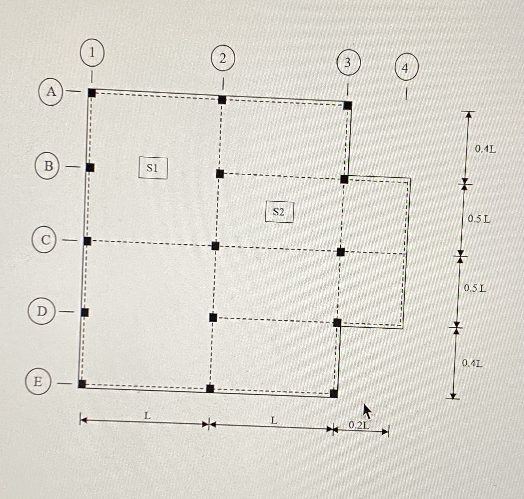Solved SynopsisThe structural floor plan of a 4-story | Chegg.com