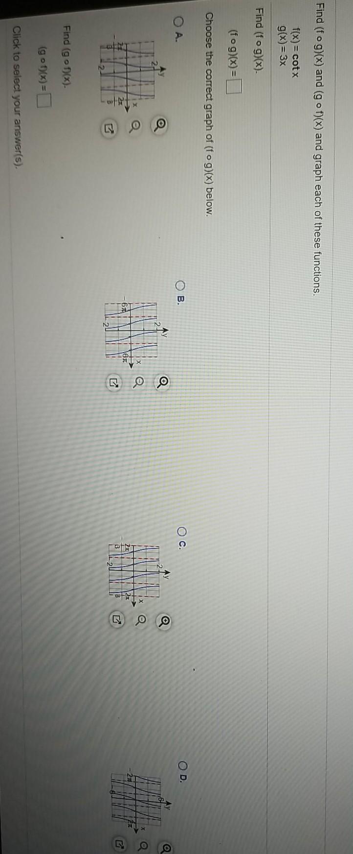 Solved Find (fog)(x) and (gof)(x) and graph each of these | Chegg.com