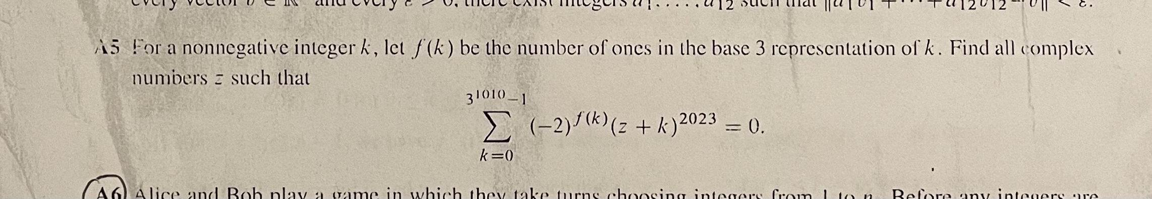 Solved is !or a nonnegative integer k, ﻿let f(k) ﻿be the | Chegg.com