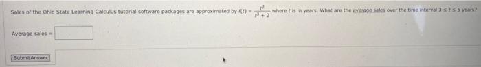 Solved Ssles of the Ohio State Learning Calcilus tutorial | Chegg.com