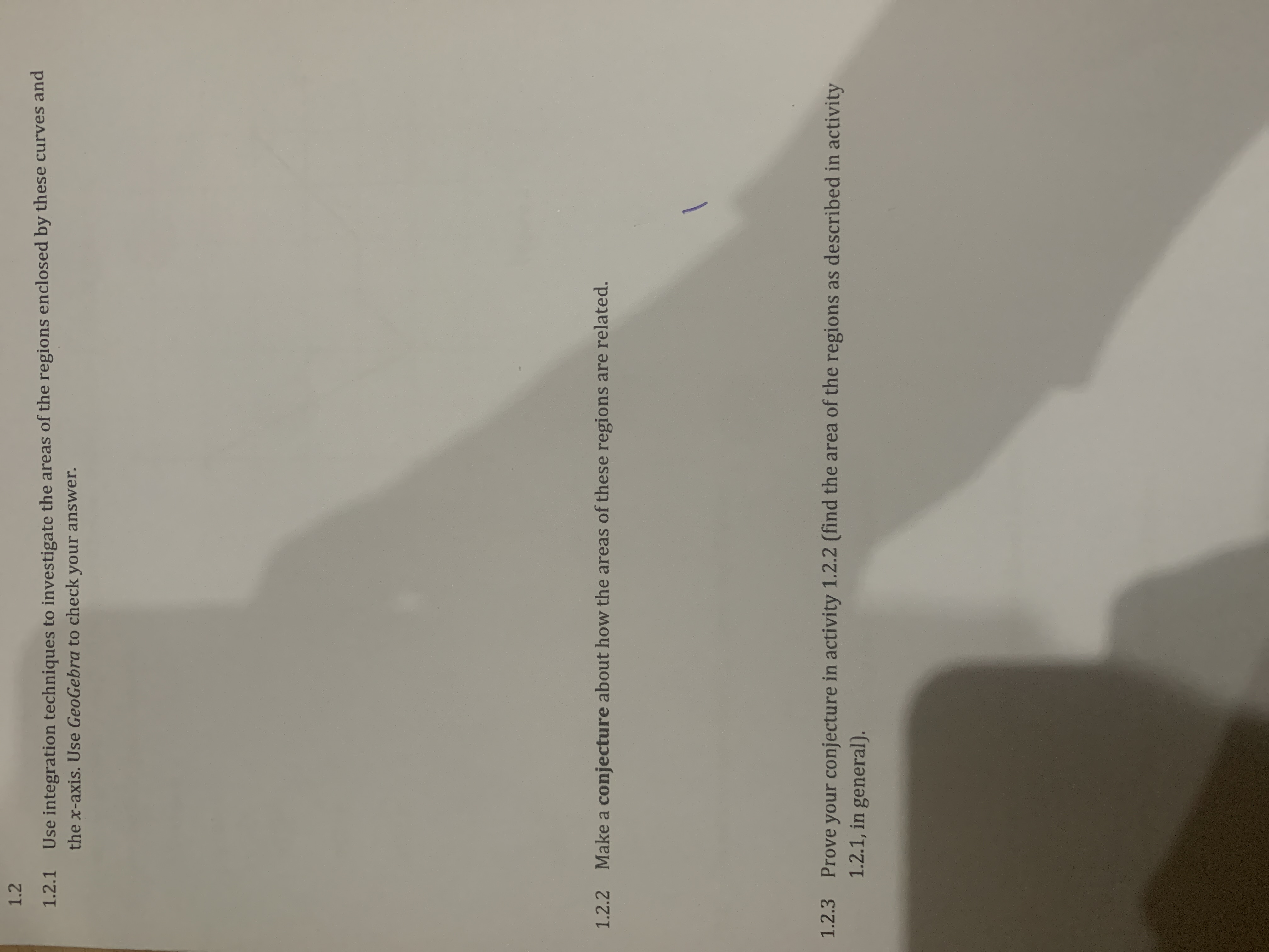 1.21.2.1 ﻿Use integration techniques to investigate | Chegg.com