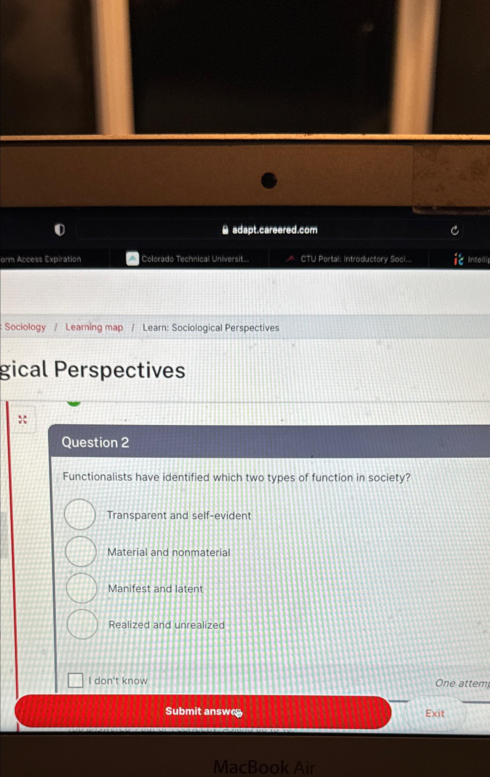 Solved Sociology / ﻿Learning map / ﻿Learn: Sociological | Chegg.com