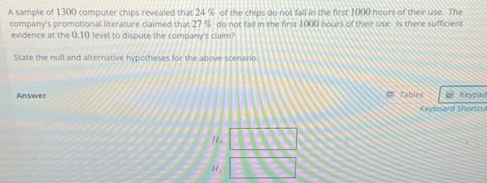 Solved A sample of 1300 computer chips revealed that \24 of | Chegg.com