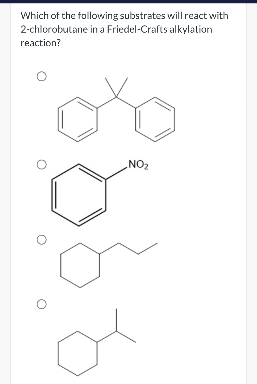 Solved Which of the following substrates will react | Chegg.com