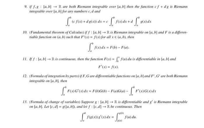Solved 1. a partition P of an interval [a, b] is a set P = | Chegg.com
