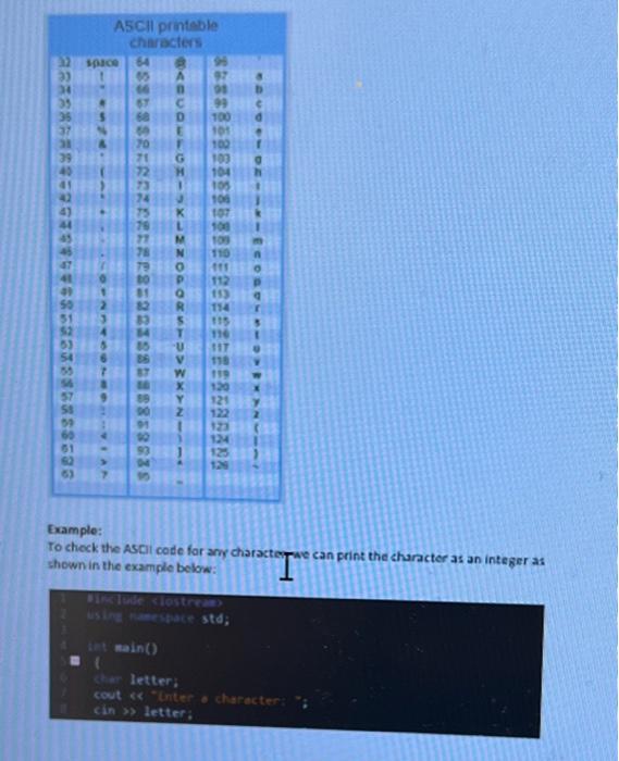 Solved ASCII (American Standard Code for Information | Chegg.com