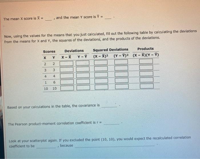 Solved Aa Aa Attentio more. 3. Scatterplots and calculating | Chegg.com