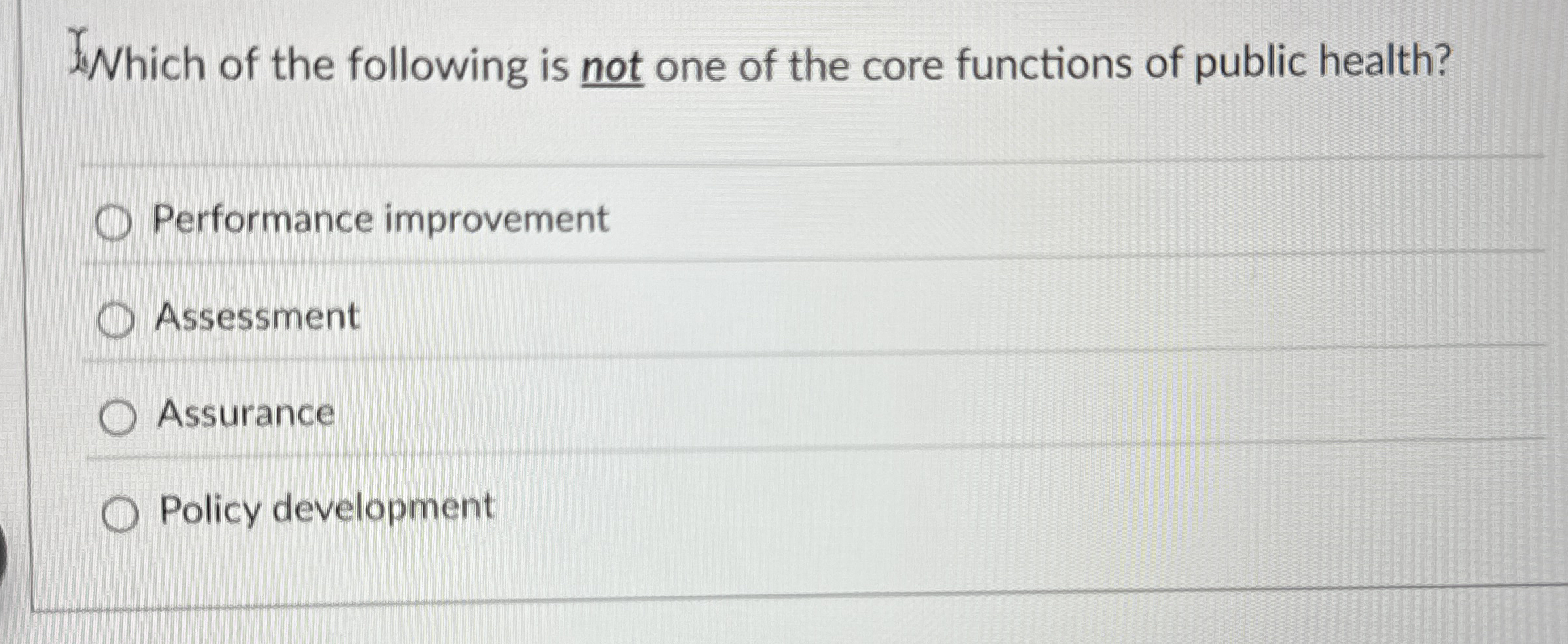 Solved Which of the following is not one of the core | Chegg.com
