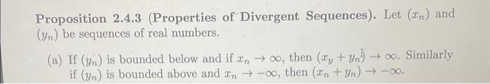 Solved 2. Prove parts (a) through (e) of Proposition | Chegg.com